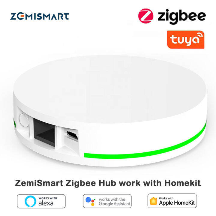 ZemiSmart Tuya Zigbee Hub Work with Homekit App Linkage Tuya Zigbee ...
