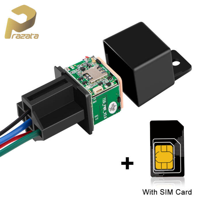 Mini Car Tracker Relay Vehicle Tracker with SIM Card MV720 Cut Off Fuel GSM GPS Tracker Realtime ...