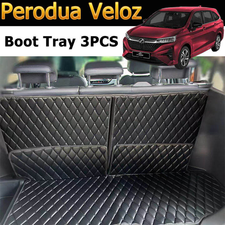 Perodua Alza (2022-Present) Boot Tray Bendable Full Rear Cargo Trunk ...