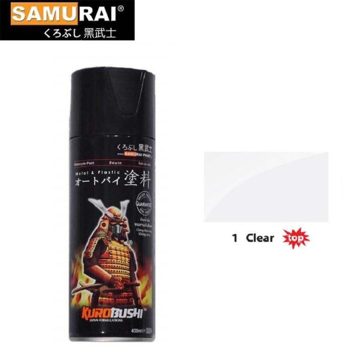 SAMURAI SPRAY PAINT STANDARD COLOURS 1 (CLEAR) | Lazada