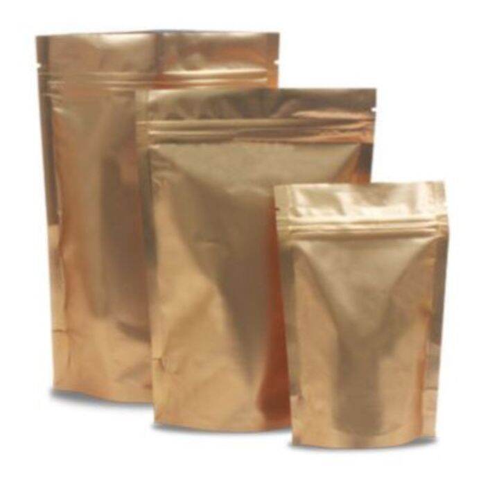 【COD】bairuo956085 PH Based Full Gold Standup Pouch with Ziplock (100pcs ...