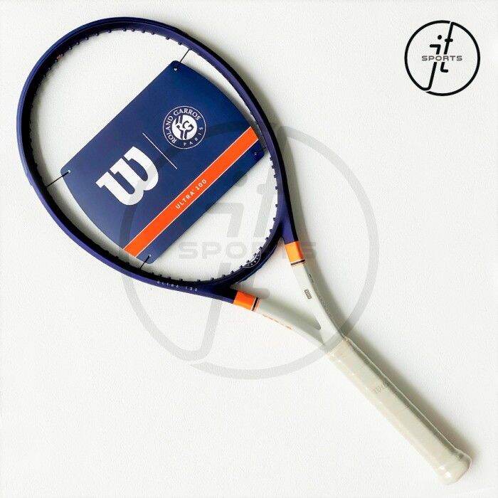 Raket Tenis Wilson Ultra 100 RG Roland Garros Edition Tennis Racket ...