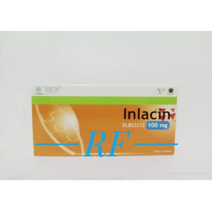 Inlacin Caps 100mg isi 30 | Lazada Indonesia