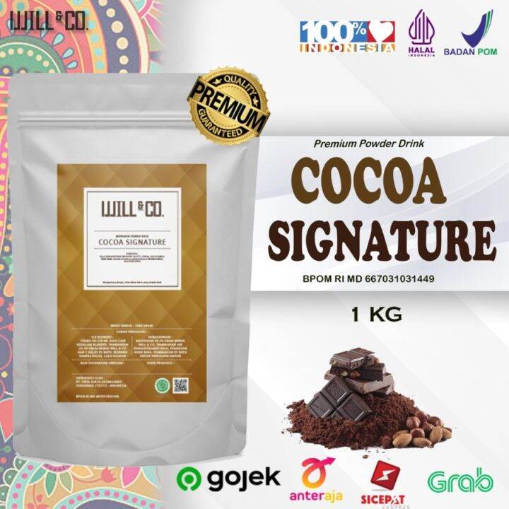 Bubuk Minuman Cocoa Signature Premium Will&Co Powder 1Kg | Lazada Indonesia
