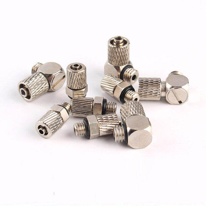 Air Pipe Fitting PC6-M5 Pneumatic connector PC 6mm Hose OD M5 Male ...