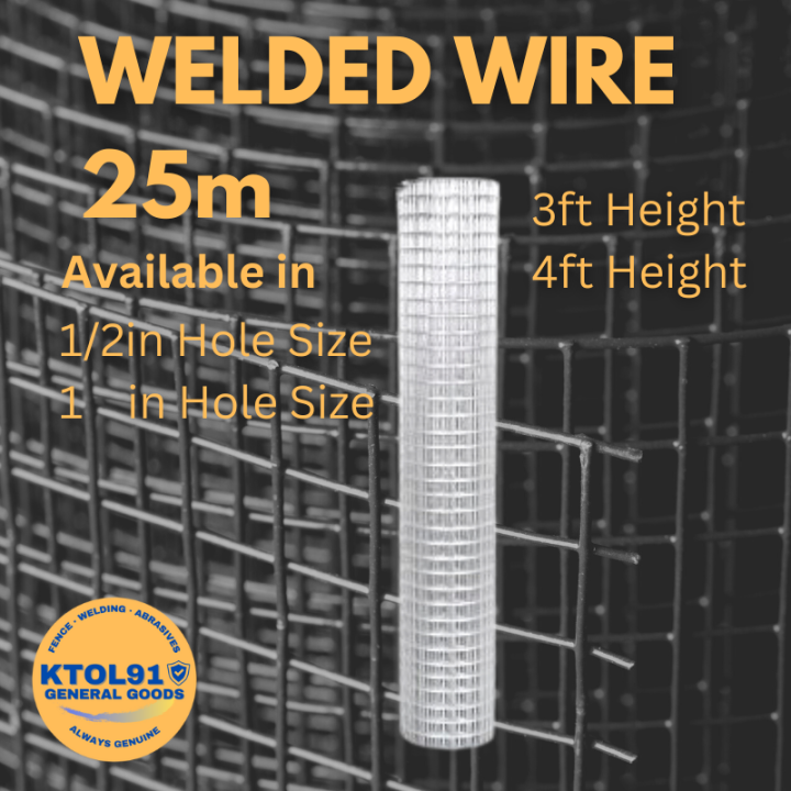 Welded Wire 25m GALVANIZED | Lazada PH