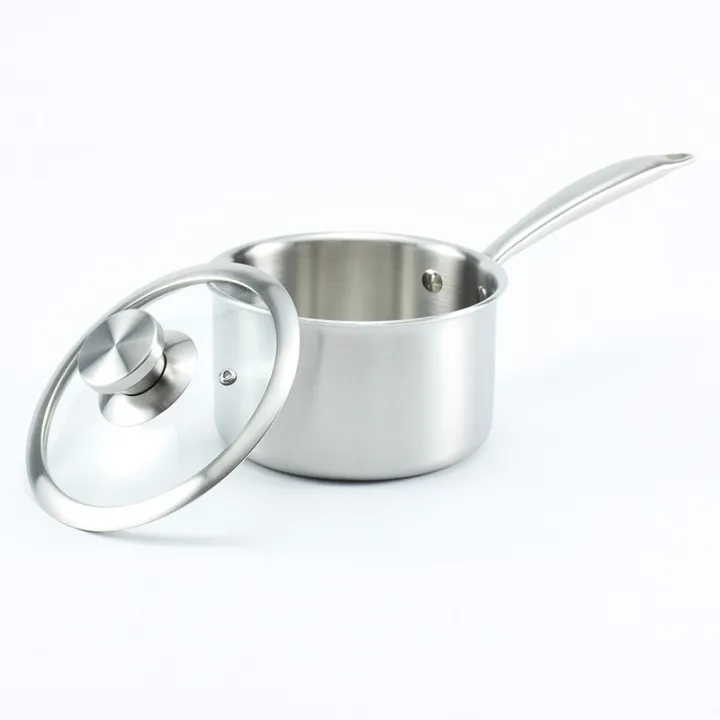 Source of origin of 304 stainless steel milk pan home mini three layers ...