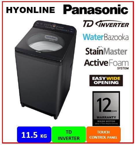 NA-FD11AR1 - PANASONIC 11.5KG INVERTER TOP LOAD STAIN CARE FULLY AUTO ...