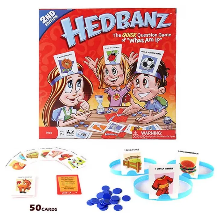 Hedbanz Board game (อย่างดี) - บอร์ดเกม เกมใบ้คำ เกมกระดานสำหรับ ...