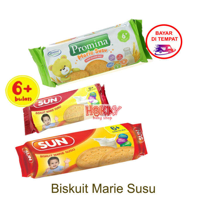 Promina - Sun Marie Biskuit Bayi Lumer untuk Usia 6m+ Snack Cemilan ...