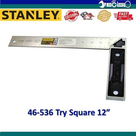 STANLEY 46-536 Try Square 12" | Lazada