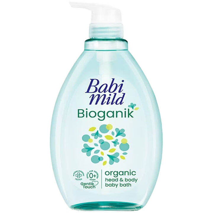 LeeMart ครีมอาบน้ำ สระผม เด็ก เบบี้มายด์ BabiMild Bioganic 800ML อาบน้ำ ...