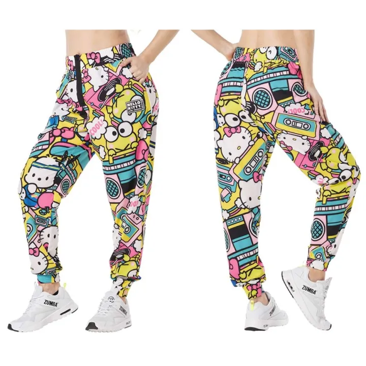 New arrived zumba x hello kitty friends track pants z1b00 0148 | Lazada PH