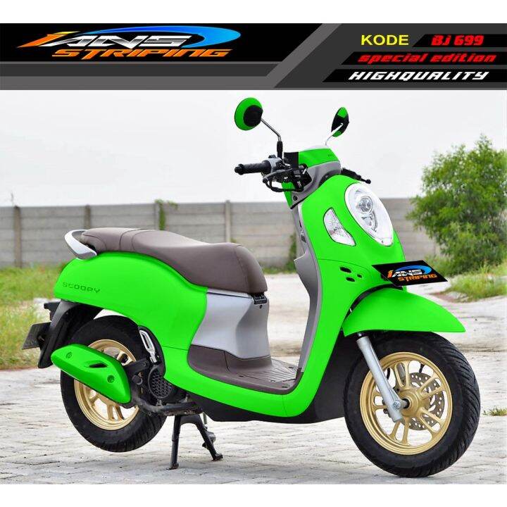 STICKER DECAL SCOOPY FULL BODY TERBARU / STICKER VARIASI SCOOPY POLOSAN ...