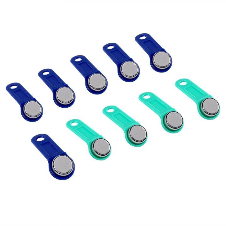 10Pcs/Lot Rewritable RFID Contact Memory Key RW1990 IButton for Copy ...