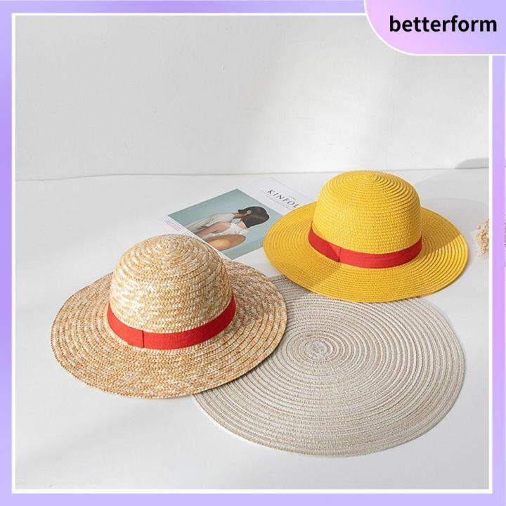 BETTERFORM 31CM- 35CM Panama Cosplay Accessories Men Women Big Brim ...