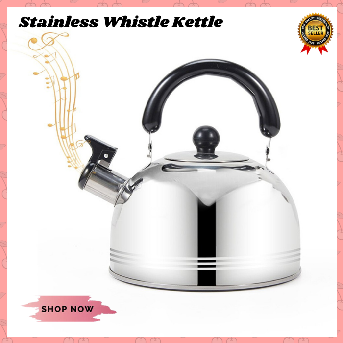 Stainless Whistle Kettle Easy to Boil Water Takure Type | Lazada PH