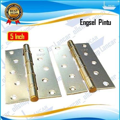 Engsel Pintu Plat 5 Inch CP GP / Engsel Jendela HARGA 1 PASANG | Lazada ...