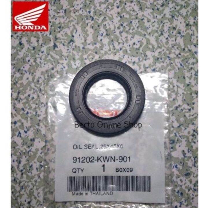 HONDA GENUINE PARTS Left Crankcase Crankshaft Oil Seal 26x45x6 (91202 ...