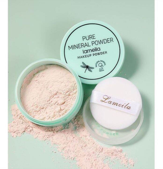 Lameila pure mineral powder makeup profesional | Lazada Indonesia