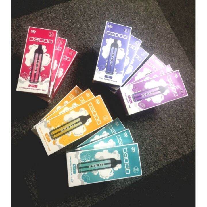 OXBAR D3000 PUFFs mod kit Vape Rechargeable Refillable Free Refill ...