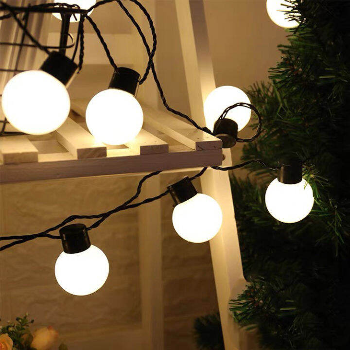 ไฟตกแต่งLED ไฟกลม ไฟกระพริบ ไฟประกับเทศกาล ไฟประดับตกแต่ง ปลั๊กเสียบไฟ ...