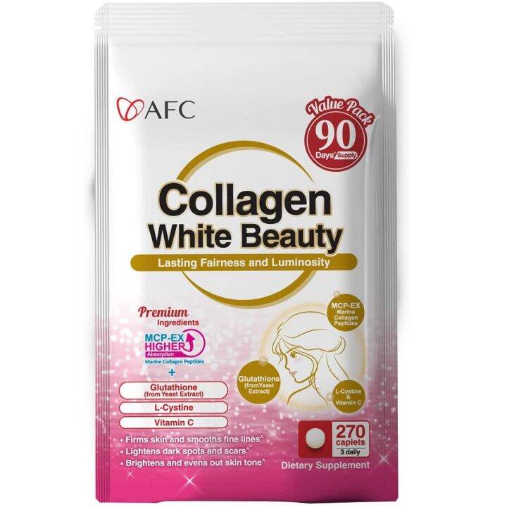 AFC Japan Collagen White Beauty MCP-EX Marine Collagen | Lazada Indonesia