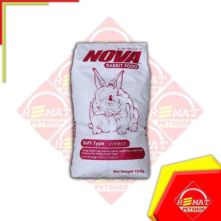 Makanan kelinci Nova rabbit food pakan pelet marmut murah 10 kg ...