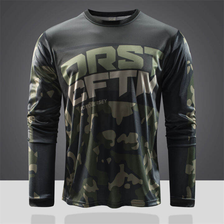 Motor shirt long sleeve for men riding Cycling bike jersey bikers ...