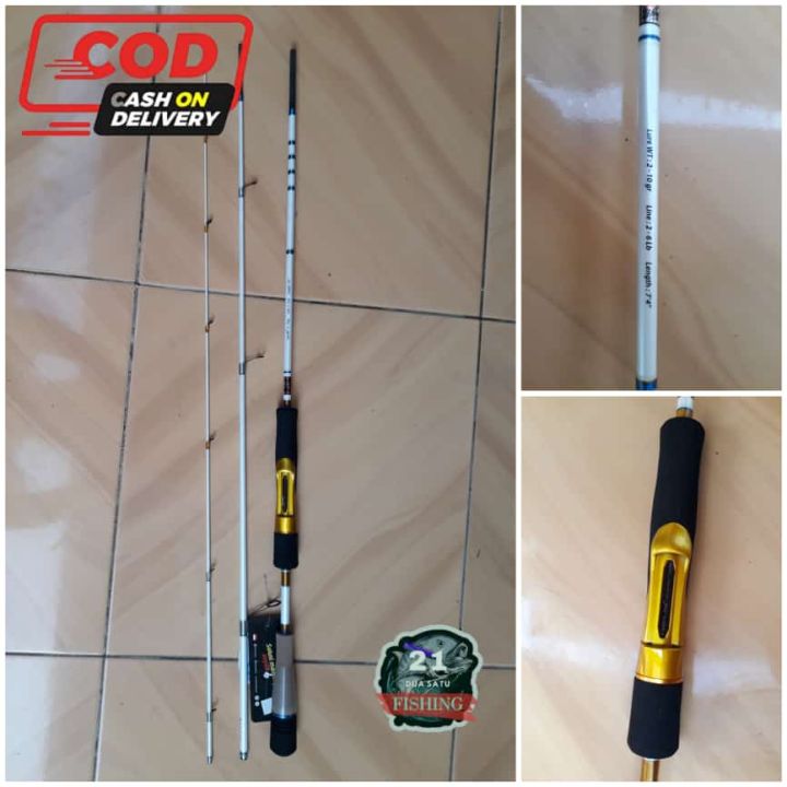 Joran Casting UL Relix Nusantara Rotan 743 2-6lb SP ROD Carbon | Lazada ...