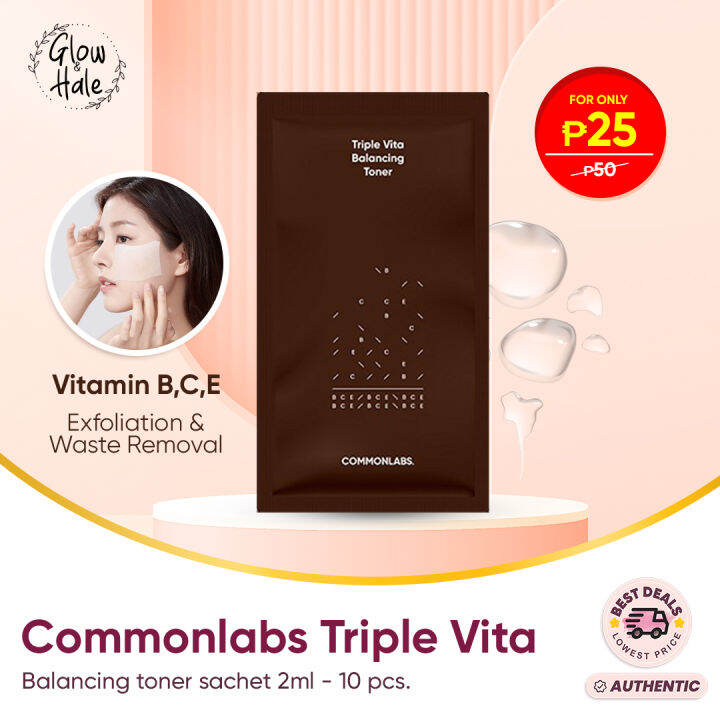 Commonlabs Triple Vita Balancing Toner Sachet 2ml 10PCS | Lazada PH