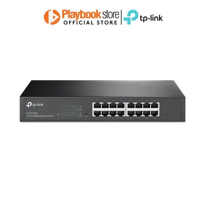 TP-Link TL-SG1016DE 16-Port Gigabit Easy Smart Switch, Plug & Play ...