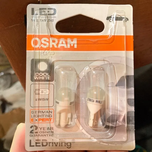 Osram LED Park Light T10 - W5W - 0.5 watts - Cool white | Lazada PH
