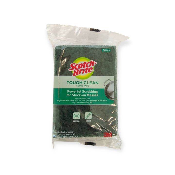 Scotch Brite Tough Clean Scouring Pad 5S | Lazada