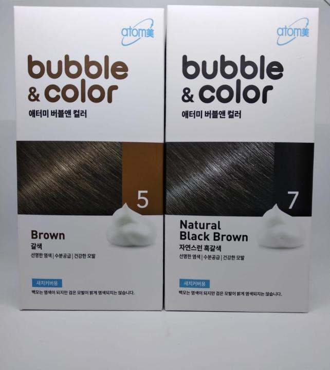 Atomy bubble color Hair Pewarna Rambut Alami | Lazada Indonesia