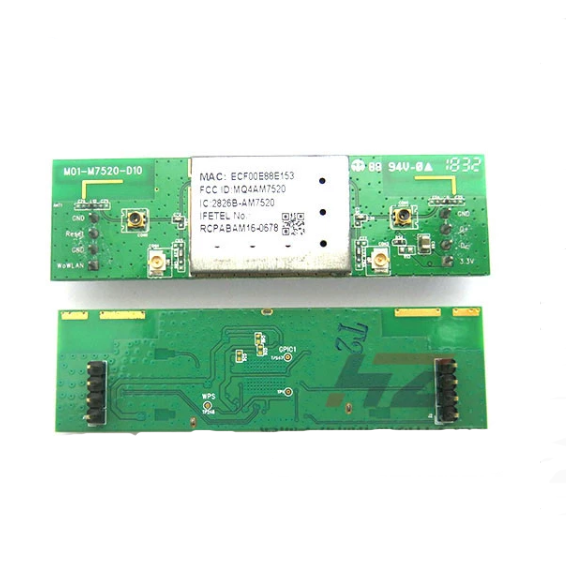 RTL8812AU MQ4AM7520 WiFi module 5g dual frequency AboCom routing ...