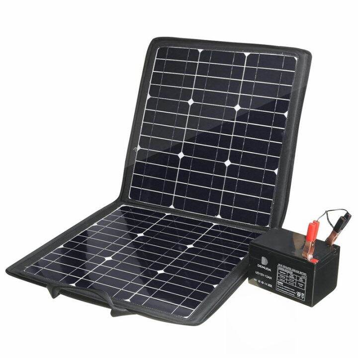 100W Solar Panel Folding Bag USB+DC Output Solar Charger Portable ...