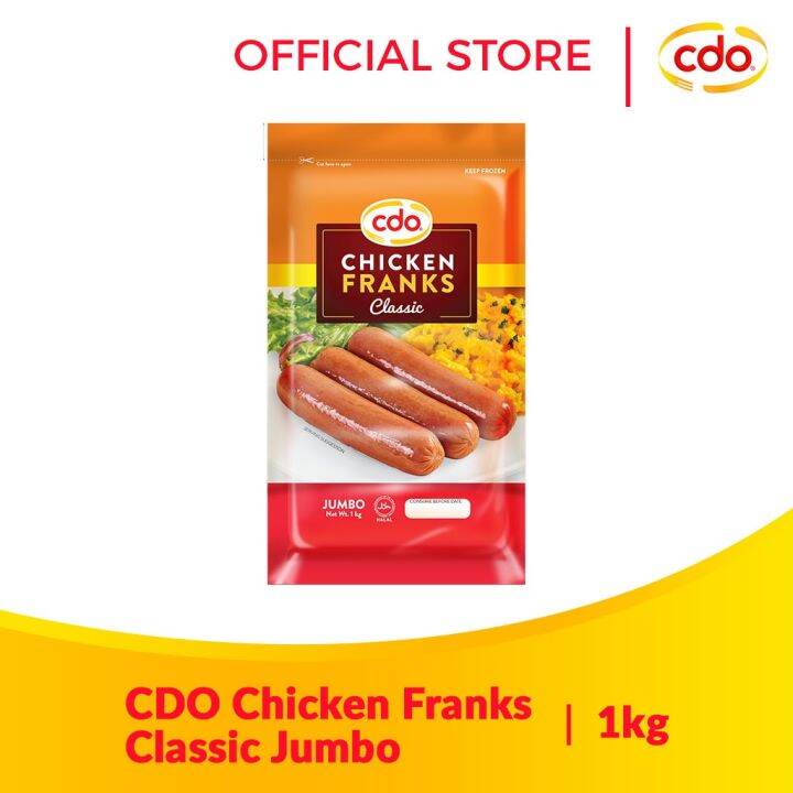 CDO Chicken Franks Classic Jumbo 1kg | Lazada PH