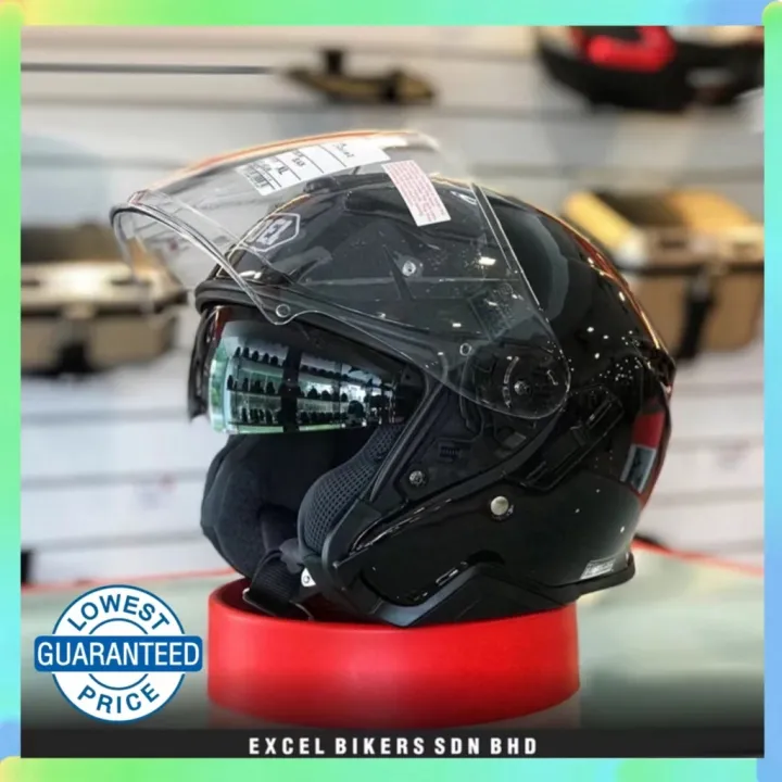 Double Mirror Motorcycle Half Face Helmets Open Face Cycling/Bicycle ...