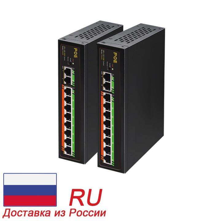 PoE switch 48V 4 8 16 Port 100Mbps Gigabit IEEE 802.3 af/at 250M ...