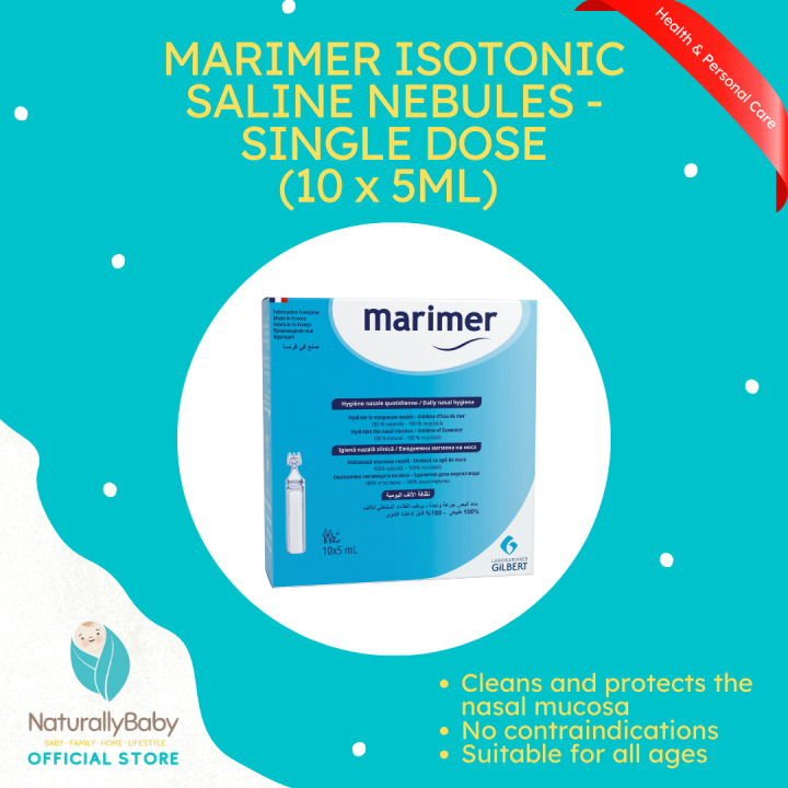 Marimer Isotonic Saline Nebules Single Dose | Lazada PH