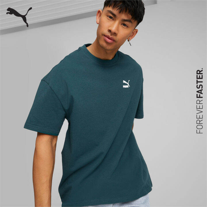 PUMA PRIME/SELECT - เสื้อยืดโอเวอร์ไซส์ชาย Classics สีเขียว - APP ...