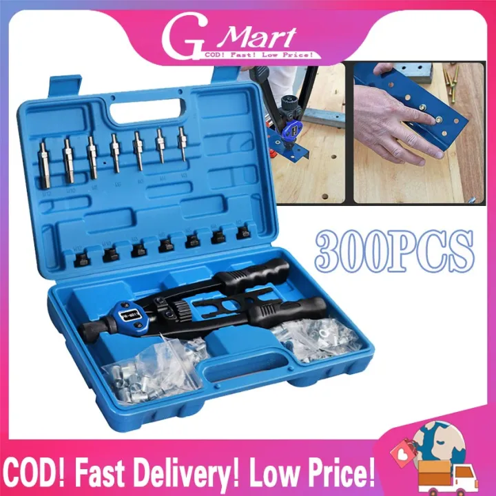 M3 M4 M5 M6 M8 M10 M12 Rivet Gun Fully Automatic Riveter Threaded ...