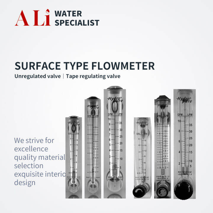 Hydropure WATER FLOW METER 5GPM/10GPM LONG/SHORT W/REGULATOR | Lazada PH