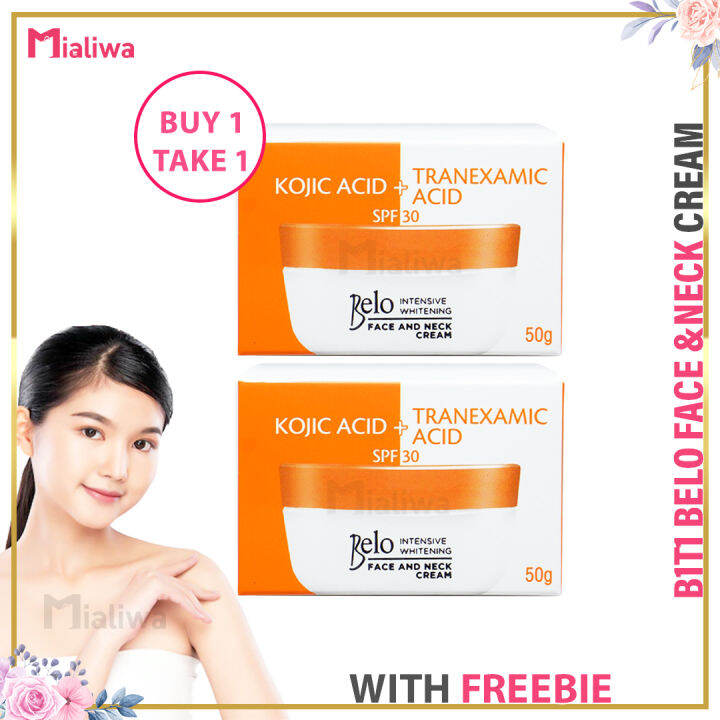 Belo Intensive Whitening Face & Neck Cream SPF30, Kojic Acid ...