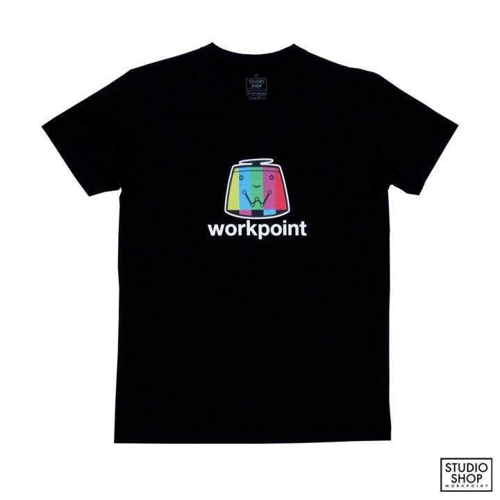 เสื้อยืดช่อง Workpoint สีดำ | Lazada.co.th