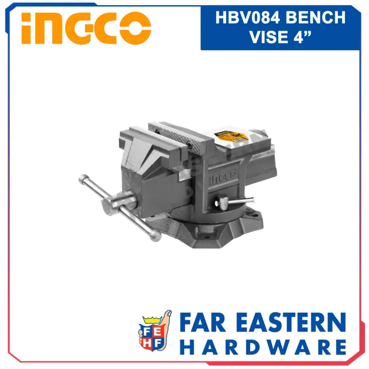 INGCO Bench Vise 4" HBV084 INHT | Lazada PH