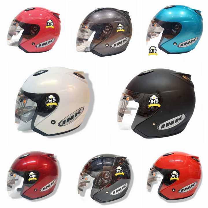 helm INK Half face INK centro 100% original INK | Lazada Indonesia