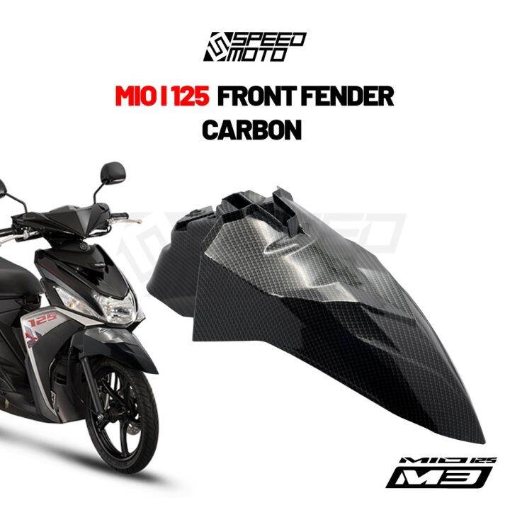 YAMAHA MIO i125 FRONT FENDER GLOSSY FRONT FENDER FOR MIO M3 CARBON ...