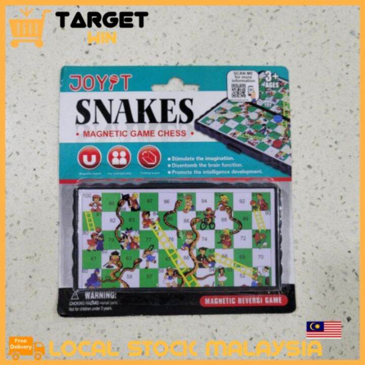 Snakes Magnetic Game Chess Magnet Board Game Snake x 1 Set(Terus Kilang ...